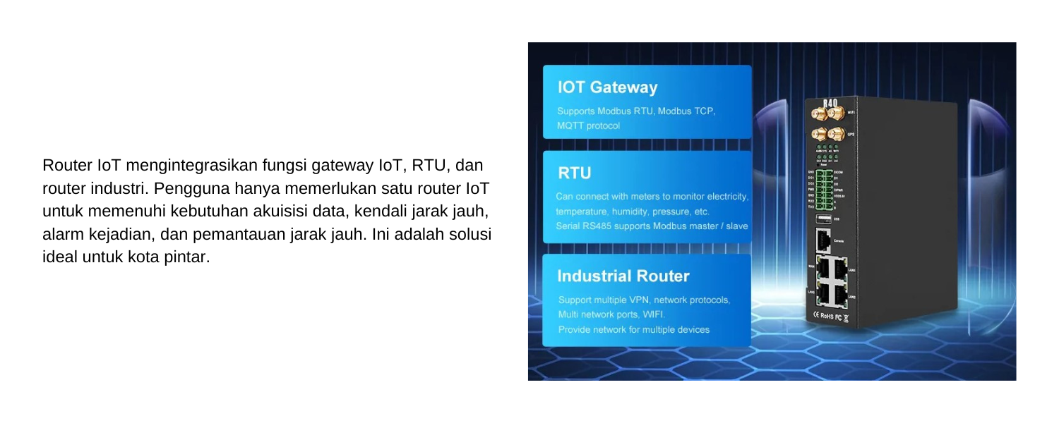 Industrial 4G Edge Router R40 - Solusi Pintar untuk Industri Otomasi