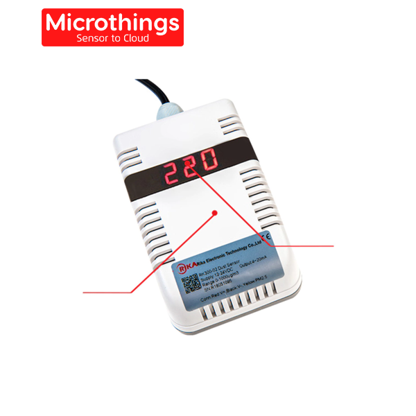 Dust Sensor - Sensor to Cloud and Industrial Internet of Things Platform