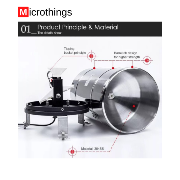 Tipping Bucket Rainfall Sensor - Microthings