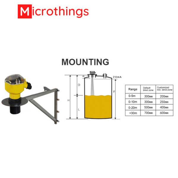 Ultrasonic Liquid Level Transmitter - Microthings