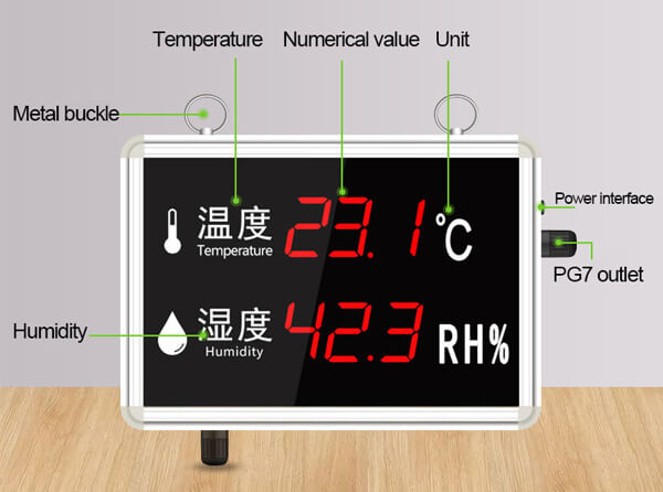LCD Temperature Humidity Display Panel - Solusi Pintar untuk Industri ...