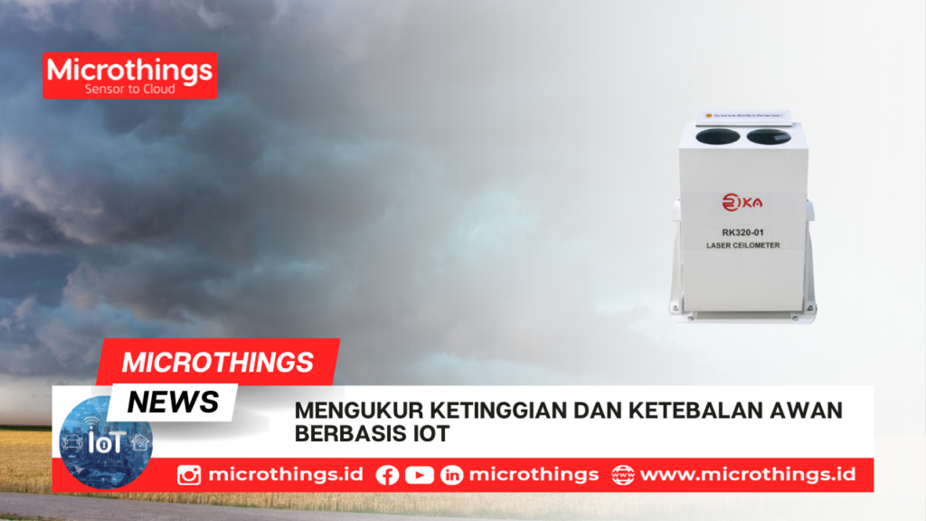 Mengukur Ketinggian dan Ketebalan Awan Berbasis IoT