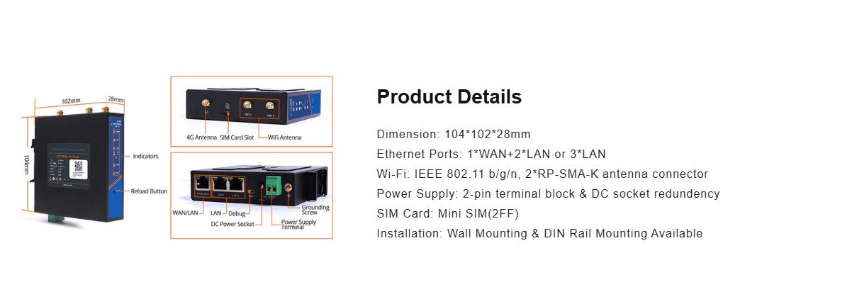 Industrial Cellular Router USR-G806w - Solusi Pintar untuk Industri Otomasi